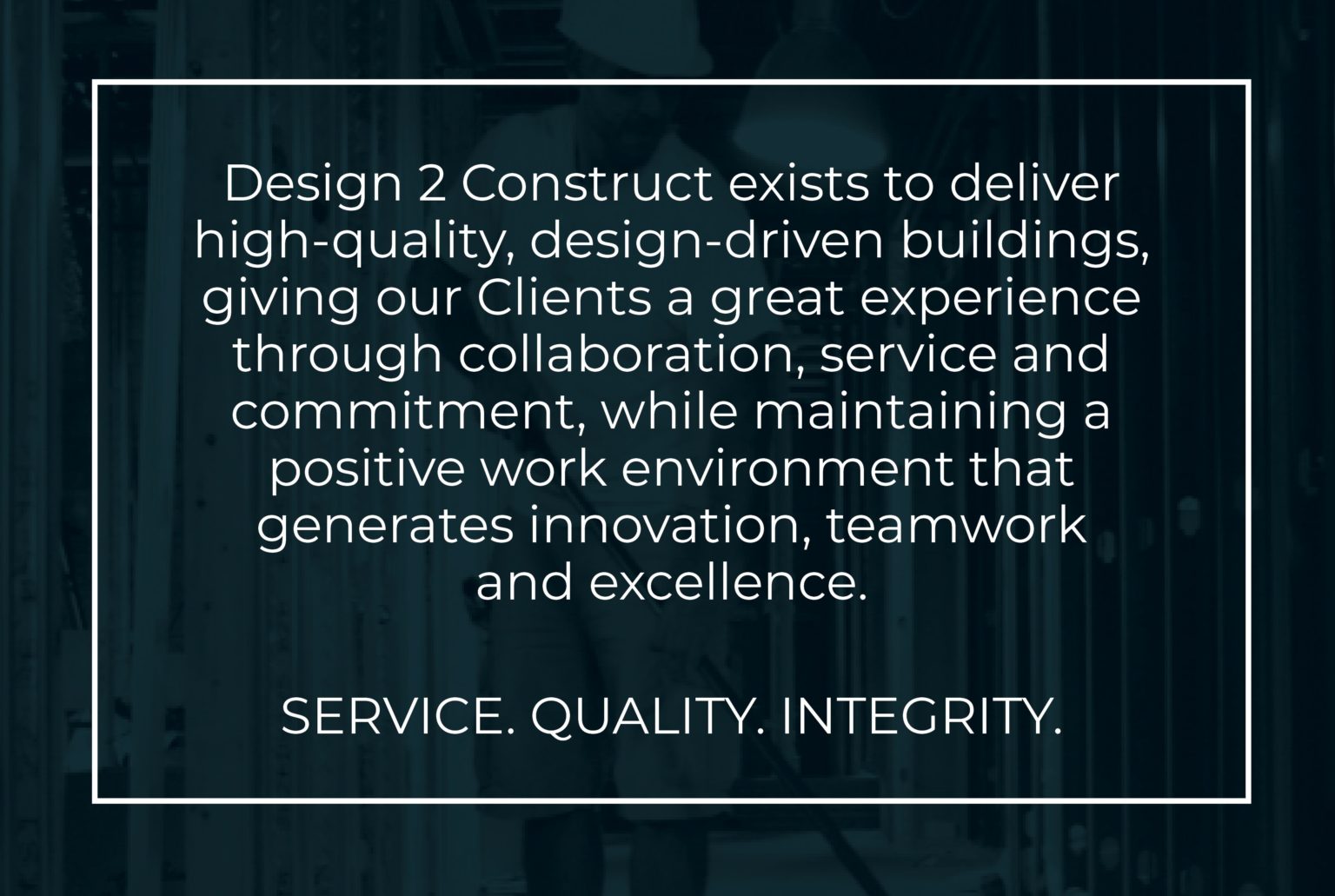 About Us | Design2Construct